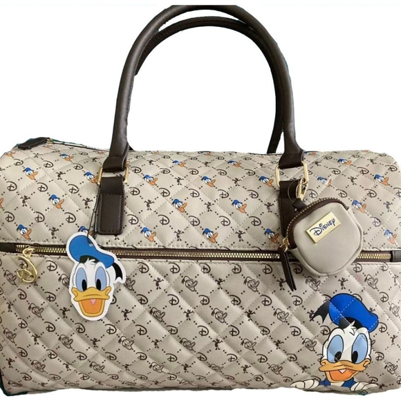 Disney | Bags | Disney Donald Duck Large Weekender Tote Travel Bag ...